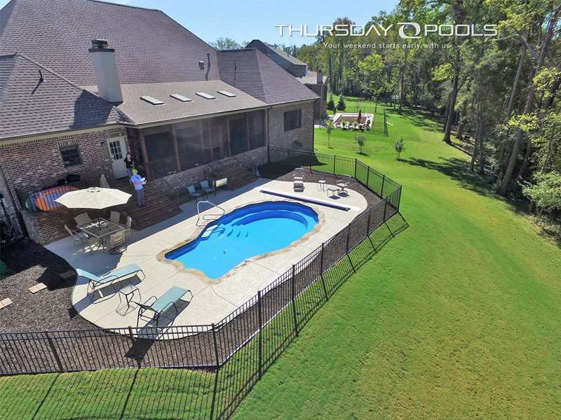 Best Thursday Pool Models | Staycation Fiberglass Pools in San Antonio
